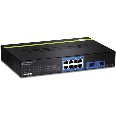 TRENDnet 8 Port Gig Web Smart Switch TEG 082WS B H Photo Video
