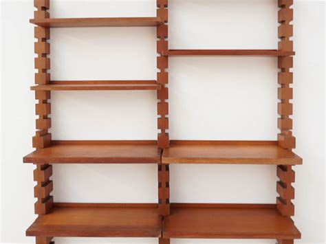 Bookcase Wooden Interlocking Modular Shelves Demosmobilia
