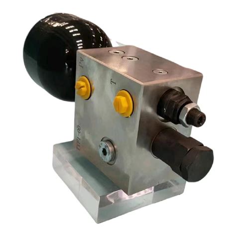 Battery Hydroblock With 12v Or 24vdc Solenoid Valve Supplying Pressure