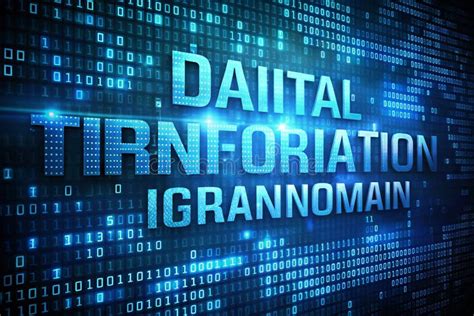Digital Transformation Binary Code And The Shift Toward A