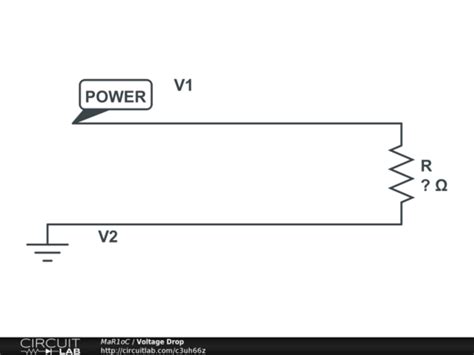 Voltage Drop CircuitLab
