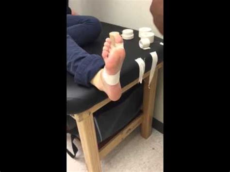Turf Toe Tape Job Youtube
