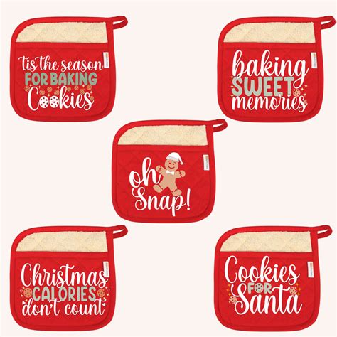 Christmas Pot Holder Svg Bundle Potholder Svg Christmas Svg Etsy