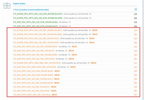 Ssl Disabling Weak Cypher Suites In Apache Server Fault