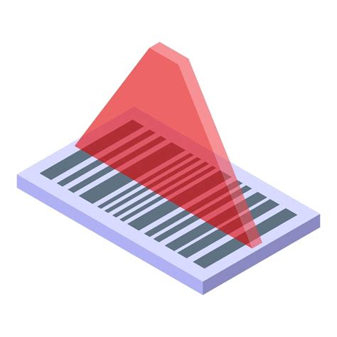 Premium Vector Scan Product Code Icon Isometric Vector Self Service