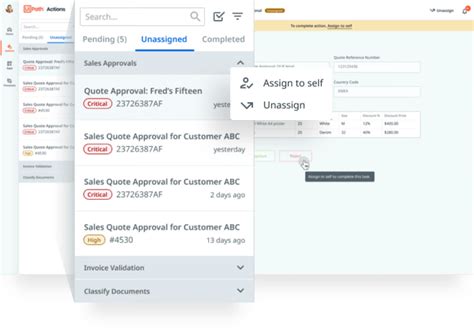 Uipath Action Center Quanton