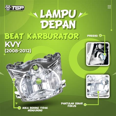Jual Lampu Depan Reflector Reflektor Honda Beat Karburator TGP Kota Surabaya Tgp Motor Parts