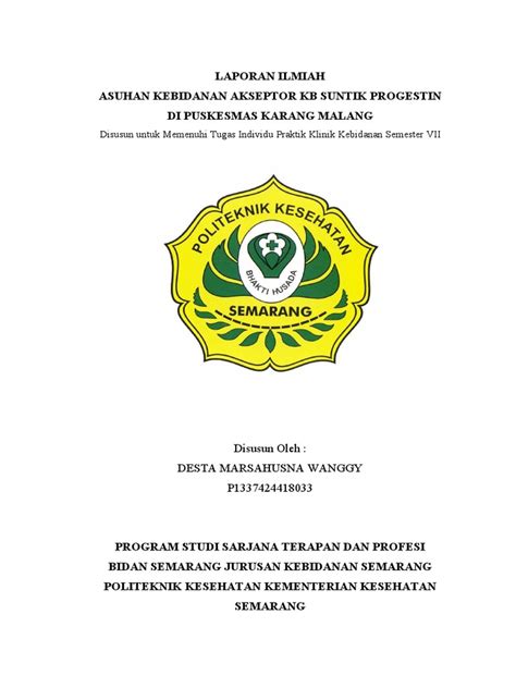 Ilmiah Kb Suntik Progestrin Pdf Pengembangan Diri Sains