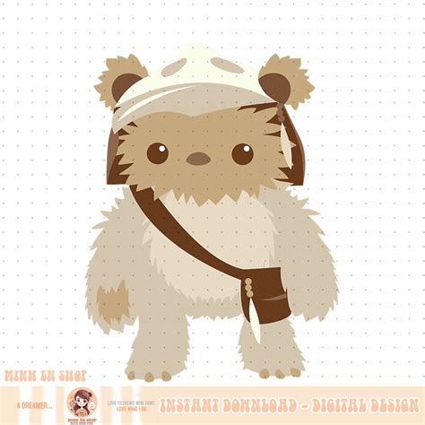 Star Wars Lumat Ewok Cute Cartoon Warrior Graphic Png Downlo Inspire