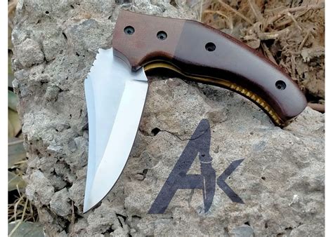 Folding Pocket Knife Handmade D2 Steel Ak Industry