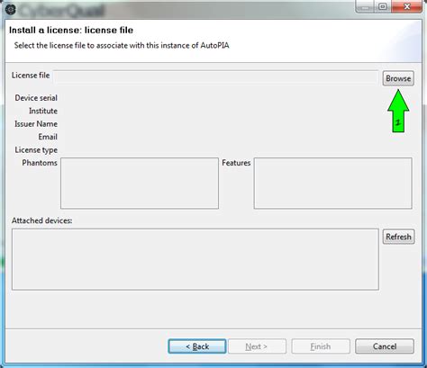 install license select license file png