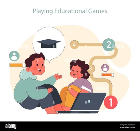 Educational Computer Games Stock Vector Images Alamy