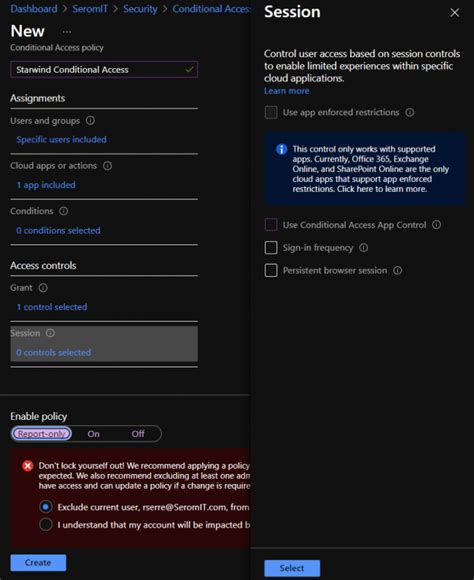 Configure Conditional Access To Enforce MFS To Access Azure