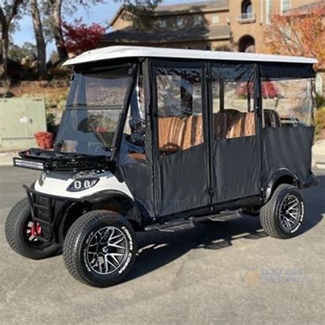 Doorworks Icon I60 Golf Cart Enclosure Hinged Hard Door In Black