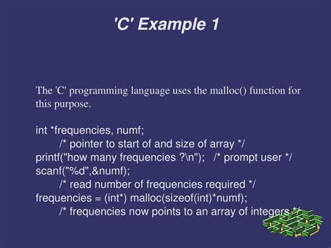 Ppt Dynamic Memory Allocation Powerpoint Presentation Free Download Id4472616