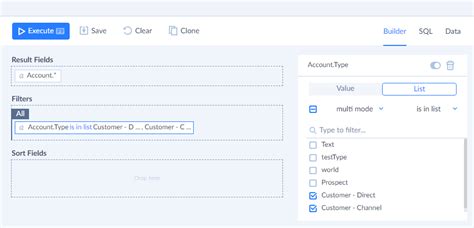 Configuring Queries With Query Builder