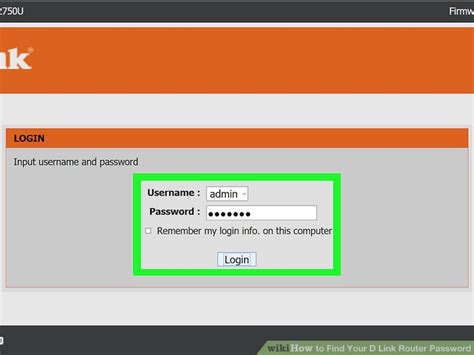 How To Find Your D Link Router Password 9 Steps With Pictures