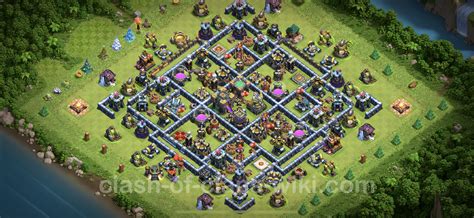 Farming Base Th14 With Link Hybrid Anti Air Electro Dragon Clash