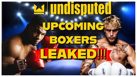 Undisputed UPCOMING List Of Boxers LEAKED New DLC Fighters YouTube