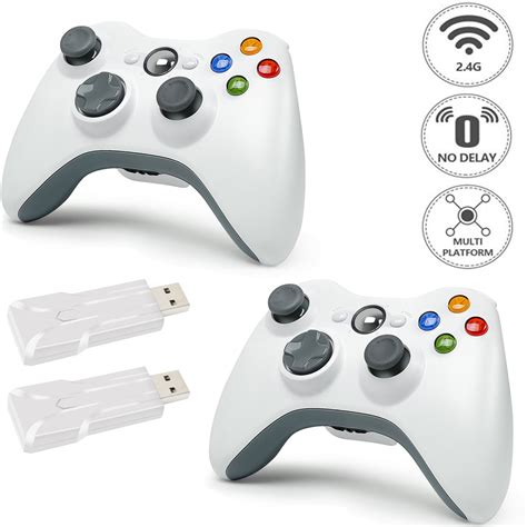 Bonadget Xbox 360 Controller Wireless Controller For Xbox 360 24ghz
