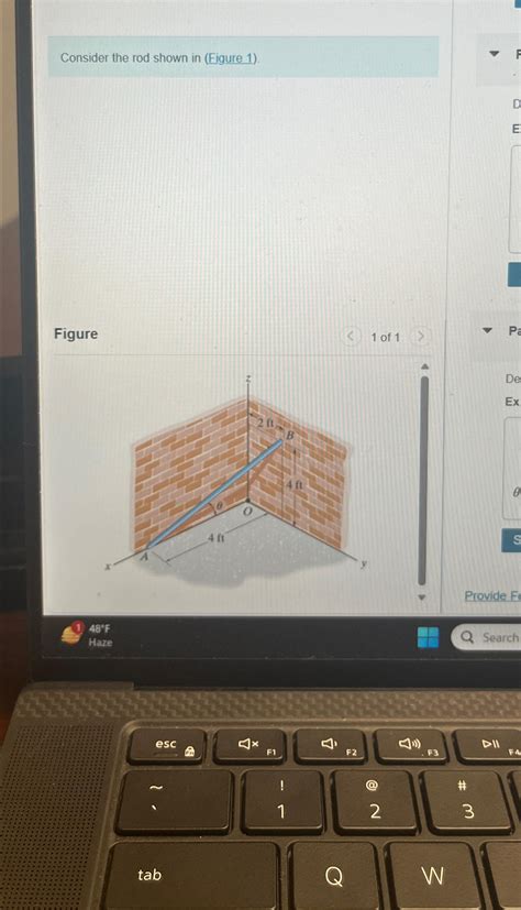 Solved Consider The Rod Shown In Figure 1 Figure1 Of Chegg