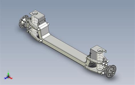 汽车悬挂系统 Step 模型图纸免费下载 懒石网
