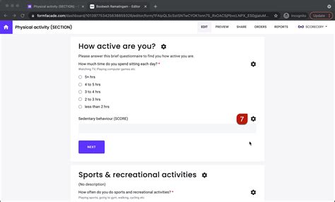 How To Calculate Scores For Each Section In Google Forms