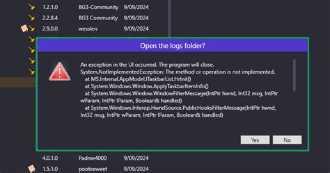 Updated BG3MM For Patch 7 Keep Getting This Error Now Discussion Nexus Mods Forums
