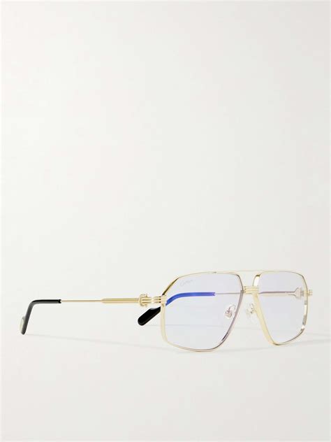 Real Glass Aviator Sunglasses