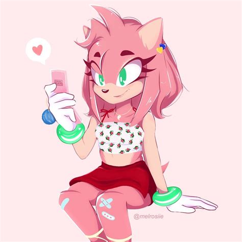 Pin By Max Fuller On Amy Rose Amy Rose Anime Sonic Art