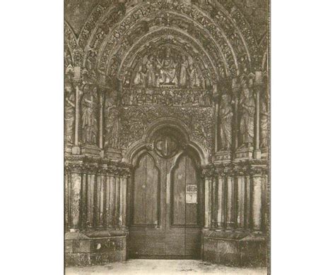 Carte Postale Ancienne 33 BORDEAUX Eglise Saint Seurin Portail