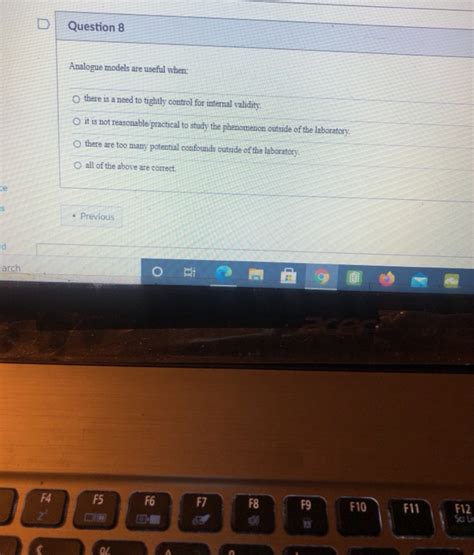 Solved Question 8 Analogue Models Are Useful When There Is A