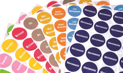 Ncco International Limited Fifo Circle Cap Labels X 2 Sheets