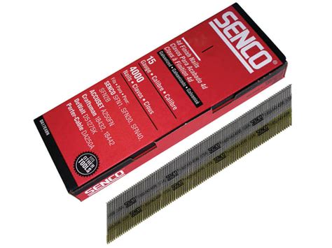 Senda25eab Chisel Smooth Brad Nails Galvanised 15g X 64mm Pack 3000