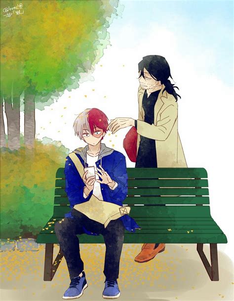 Todoroki Shouto Aizawa Shouta Boku No Hero Académia