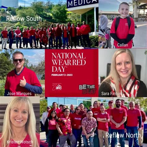 Lori Grace On Linkedin Reflow Medical Wear Red Day 2023 Reflow