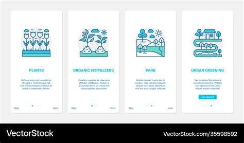 Urban Ecosystem Ecological Technology Ux Ui Vector Image