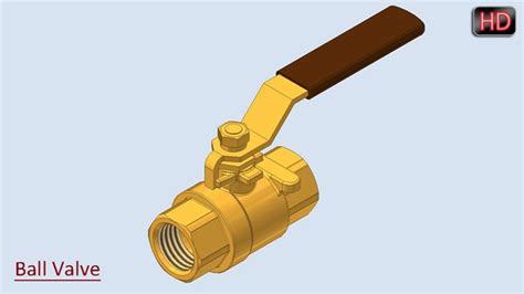 3d Solid Modelling Videos Ball Valve Autodesk Inventor Tutorial