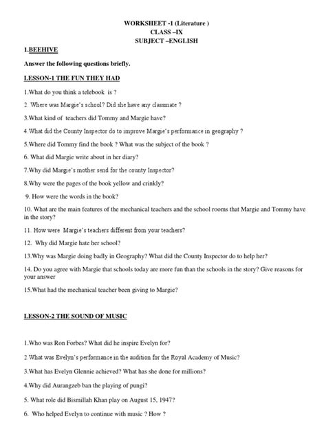 Class 9 Army School Holiday Homework Pdf Tissue Biology