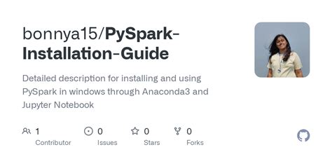 Github Bonnya15pyspark Installation Guide Detailed Description For