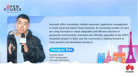 Huawei Open Source On Linkedin Karmada Kubecon Huawei