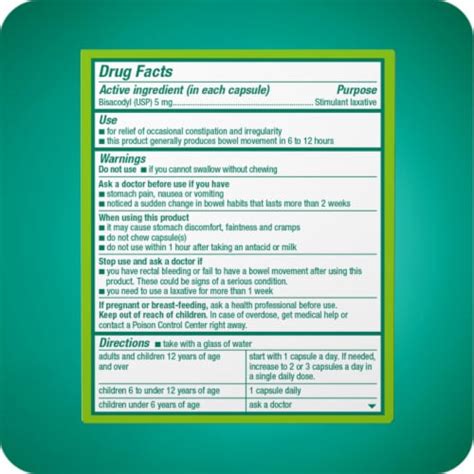 Dulcolax Stimulant Laxative Liquid Gels Constipation Related Symptom Relief With 5mg Bisacodyl