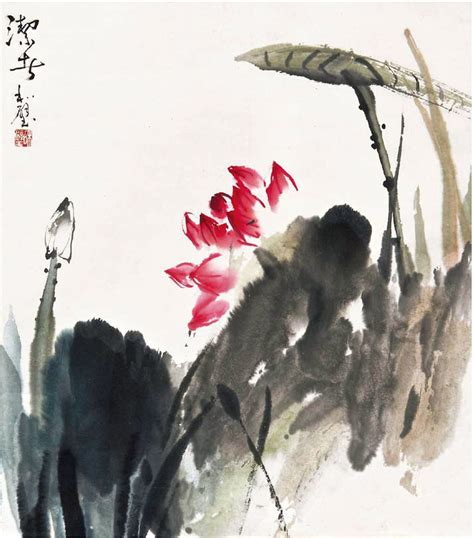 写意荷花作品分项网站