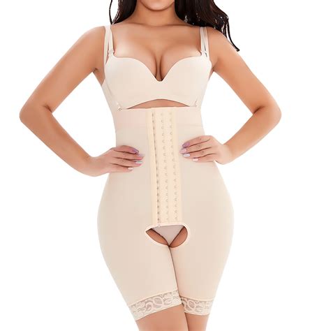 Fajas Para Mujer Body Con Control De Barriga Cintura Alta Alterable