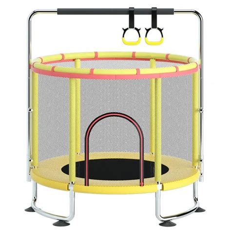 ᐉ Батут Atleto с сеткой 140 см Желтый Krb02 • Купить в Киеве Украине • Лучшая цена в Эпицентр