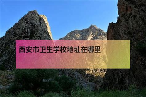 西安市卫生学校地址在哪里 职教网