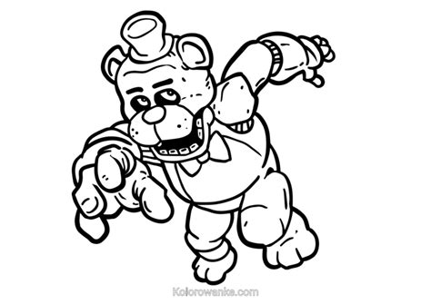 23 FNAF кolorowanki do druku Kolorowanki