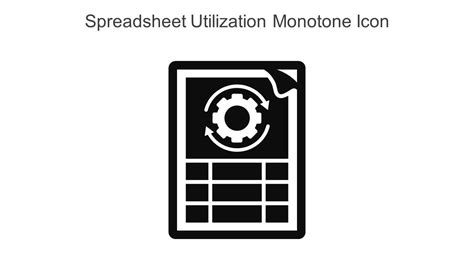 Spreadsheet Utilization Monotone Icon In Powerpoint Pptx Png And Editable Eps Format Ppt Powerpoint