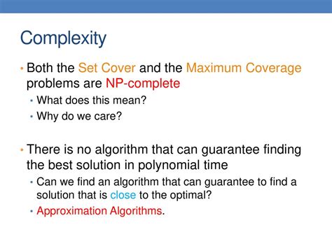Coverage Approximation Algorithms Ppt Download