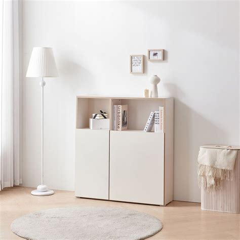 미니멀 오피스 3단 와이드 책장 1000 도어형 감도 깊은 취향 셀렉트샵 29cm